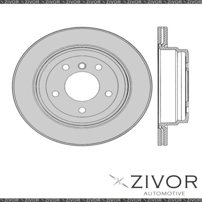 New PROTEX Rotor - Rear For BMW 123D E88 2D Conv RWD 2008 - 2015 # ...