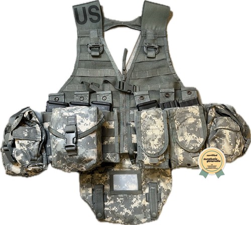MOLLE II Tactical Load Carrying Vest/Chest Rig Bundle! 17 Total Pieces! ACU! | eBay