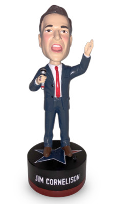Jim Cornelison National Anthem Singing Bobblehead Chicago Blackhawks ...