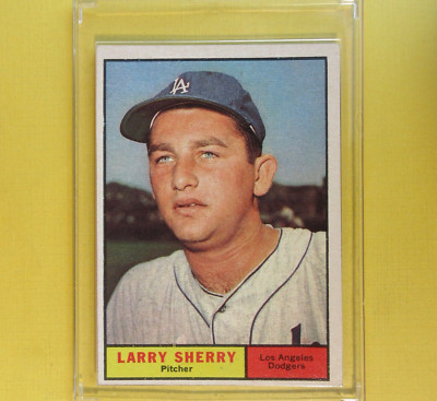 LARRY SHERRY 1961 VINTAGE Topps #412 Los Angeles Dodgers | eBay