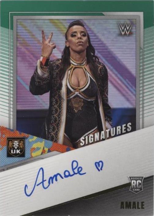 2022 Panini WWE NXT - Nxt Signatures Amale #NS-AML Green (AU, RC) for ...