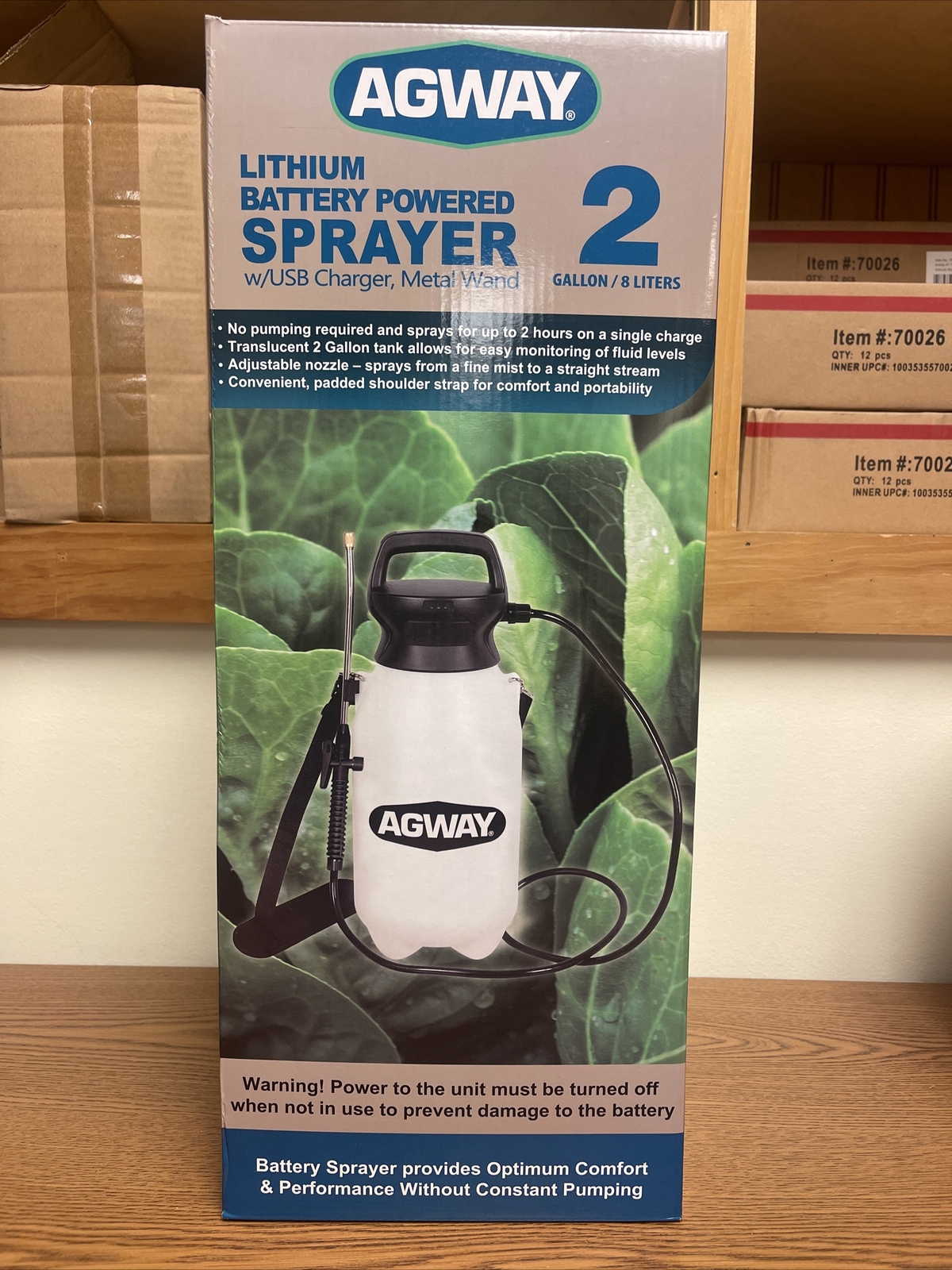 Agway 2 Gallon Lithium Battery Powered Sprayer MFG by Centurion | eBay
