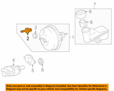 44730-28030 Toyota Valve assy, vacuum check(for brake) 4473028030, New ...