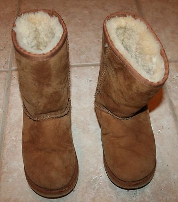 Henan Prosper Cozie Steps Girls Boys Size 13 Sheepskin Kids Chestnut ...
