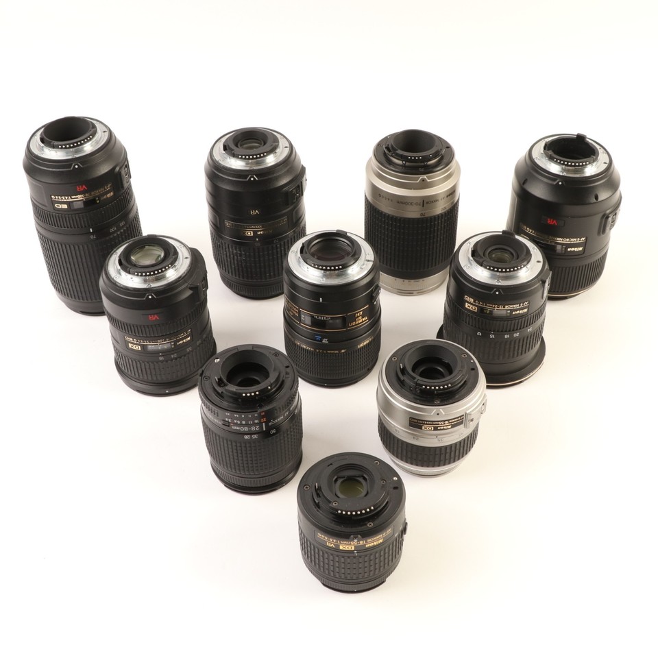 Nikon Lenses - Faulty job lot of 20 Nikon Lenses | eBay UK