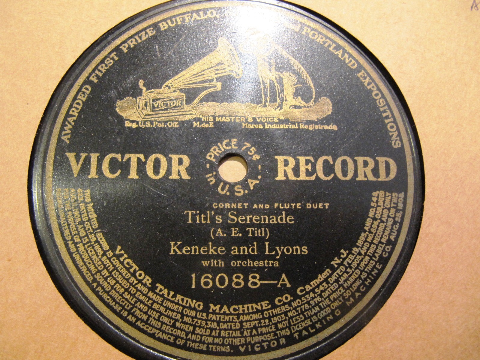 1906 HERBERT CLARKE Emil Keneke Cornet DARIUS LYONS Carnival of Venice ...