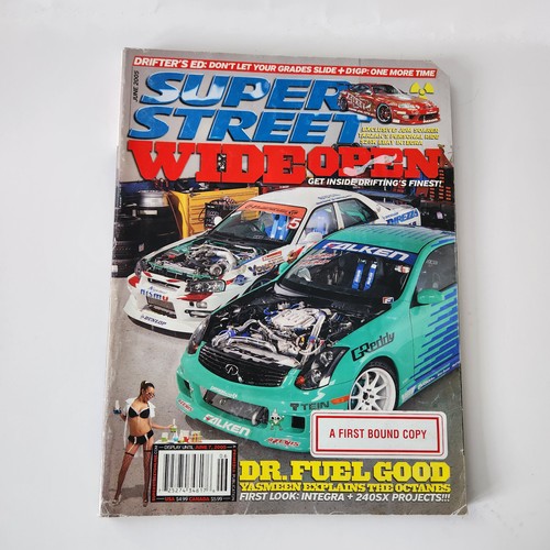 Super Street Magazine Wide Open June 2005 JDM Falken RARE FIRST BOUND ...