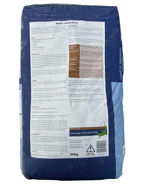 Tanking Slurry Grey Waterproof Coating, Brickwork, Concrete, Cementone ...