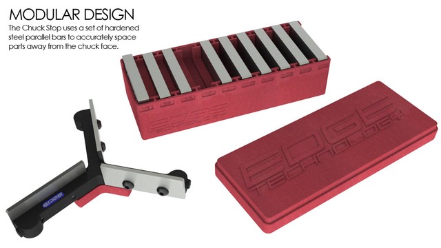 Lathe Chuck Stop Set for Chucks 6" Larger Spider by Edge Technology #30 ...