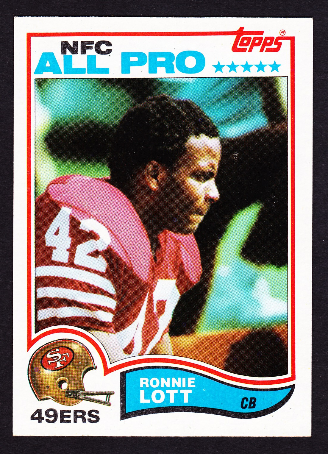 1982 TOPPS #486 RONNIE LOTT 49ers ROOKIE | eBay