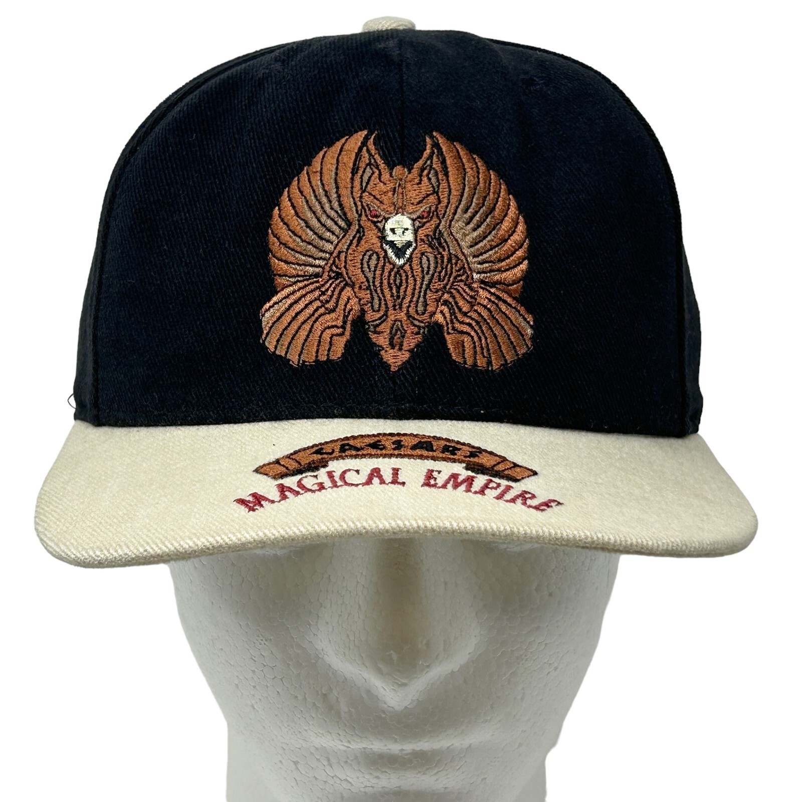 Caesars Palace Magical Empire Hat Vintage 90s Black L… - Gem