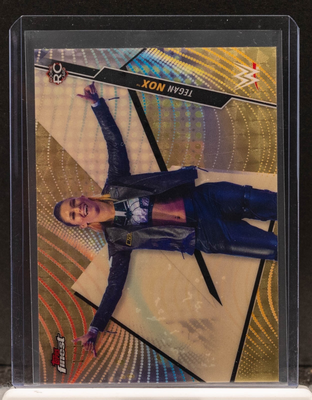 Tegan Nox 2020 Topps Finest WWE 94 Superfractor Rookie Refractor RC 1/1 ...