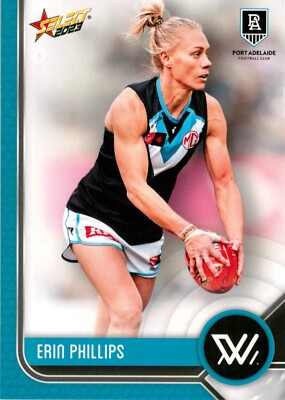 2023 PORT ADELAIDE POWER AFLW Card ERIN PHILLIPS Footy Stars | eBay