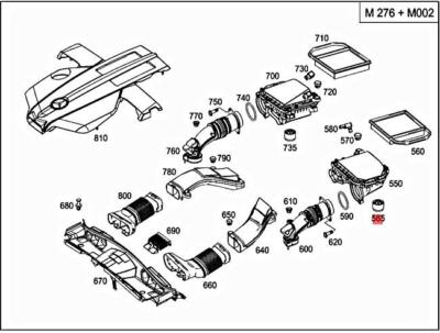 Genuine MERCEDES X222 V251 A205 A207 Ball socket plug-in type ...