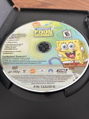Spongebob Squarepants: Four Squared PC DVD-ROM Game DISC ONLY | eBay