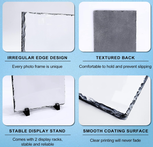 Walking in a Winter Wonderland – Stone Slate Picture Frame | eBay