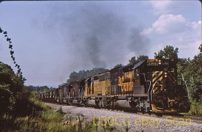 M Original Slide - D&RGW Rio Grande SD40T-2 5366 Clarksville Jct AR 1993 | eBay
