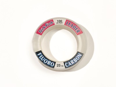 Trik Fish 100lb 25 Yards Fluorocarbon Fishing Leader Material Line ...