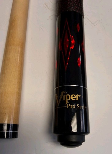 Viper Pro Series Pool Cue Red, Black Color 19oz Two Piece With Case | eBay