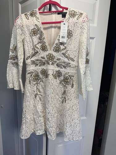 French connection Lace And Beads Dress NWT | eBay