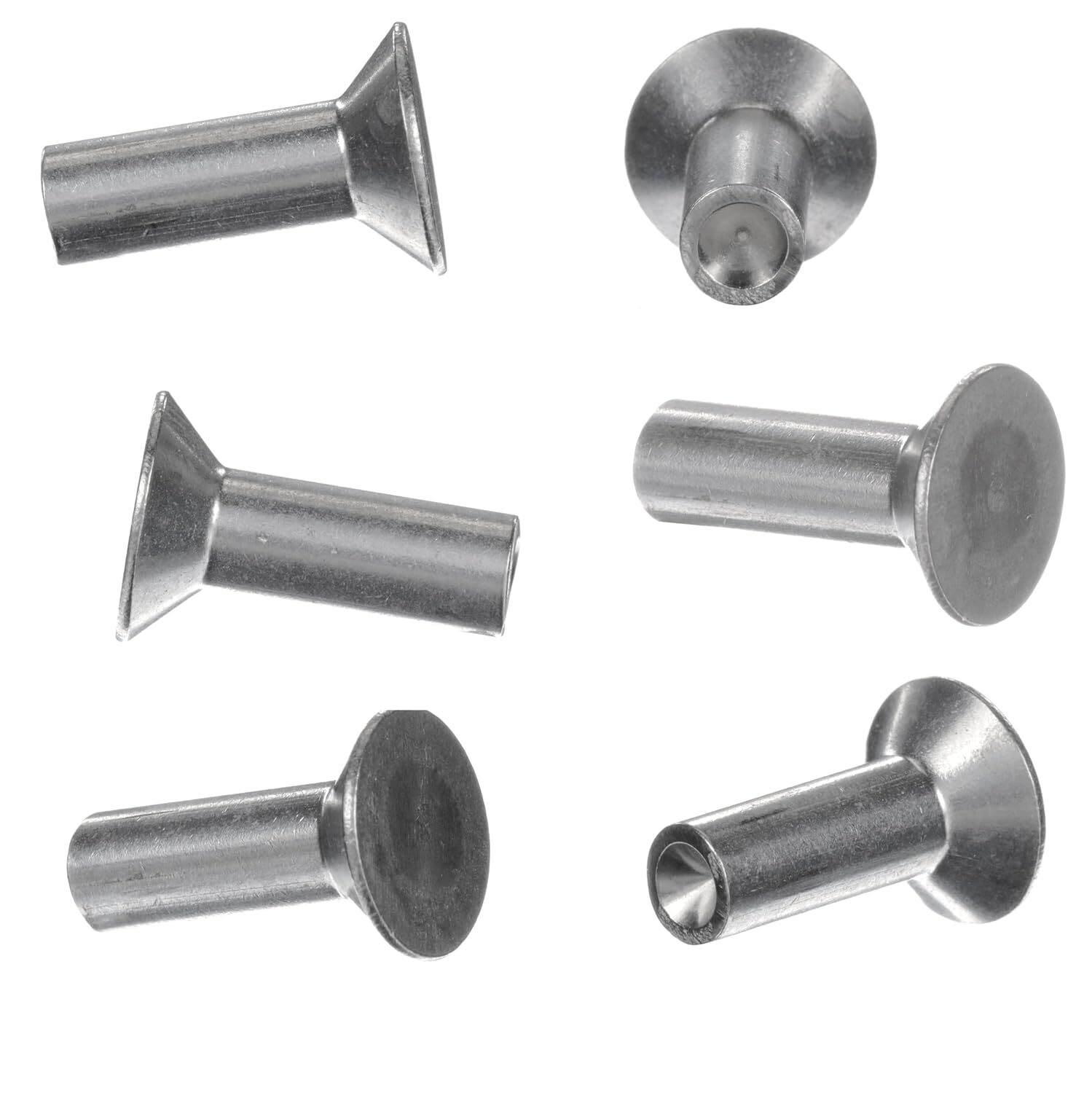 24-Pack Stainless Steel Flat Head Rivet Studs | 1/4" OD x 3/4" | eBay