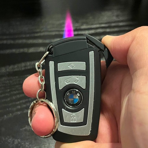 Car Key Fob Butane Lighter with Pink Jet Torch Flame | eBay