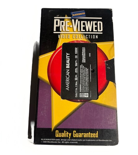 Blockbuster VHS Sleeve Pre Viewed Video Collection Case Vintage ...