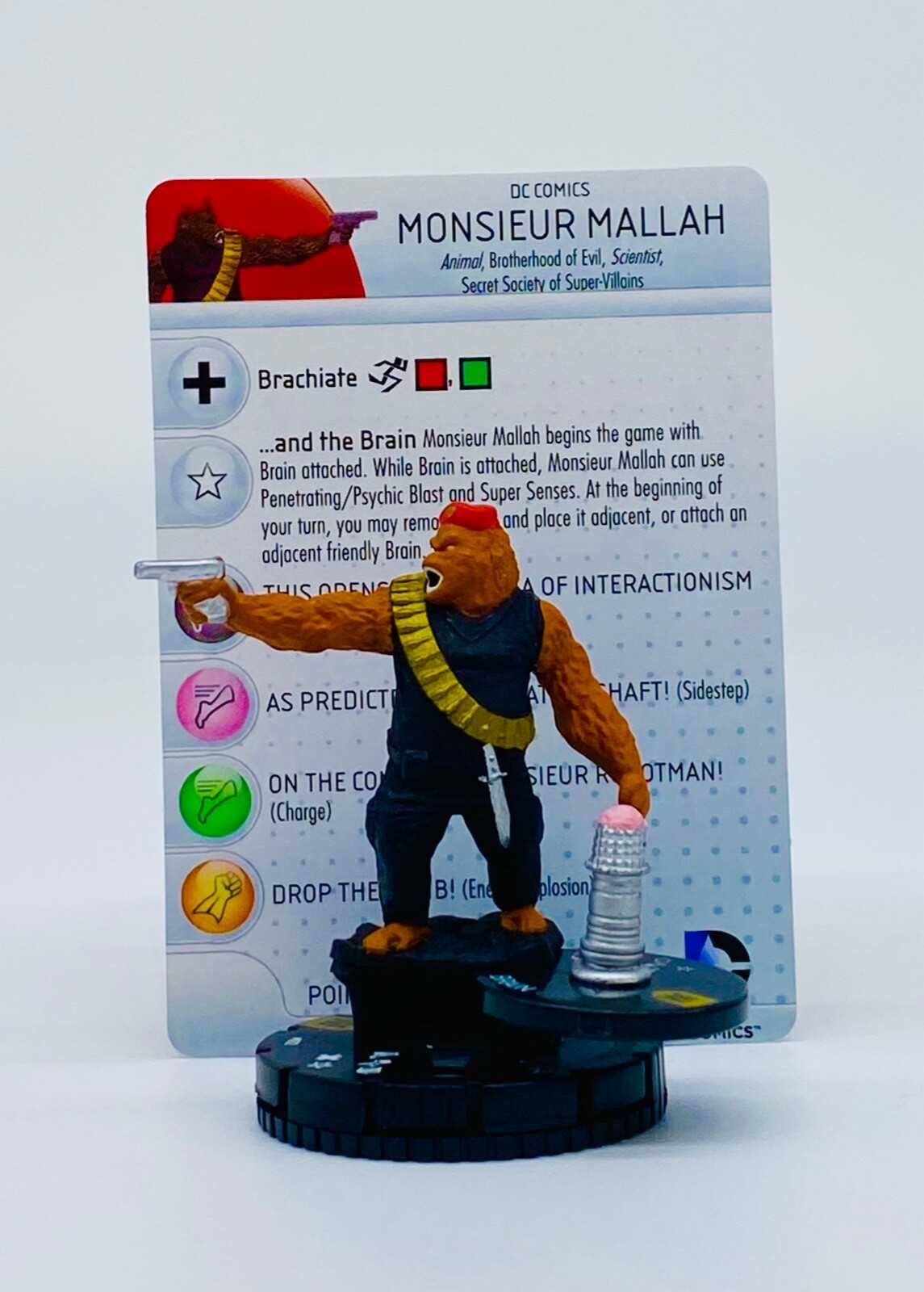 DC Heroclix Worlds Finest Monsieur Mallah & The Brain #052 Super Rare w ...