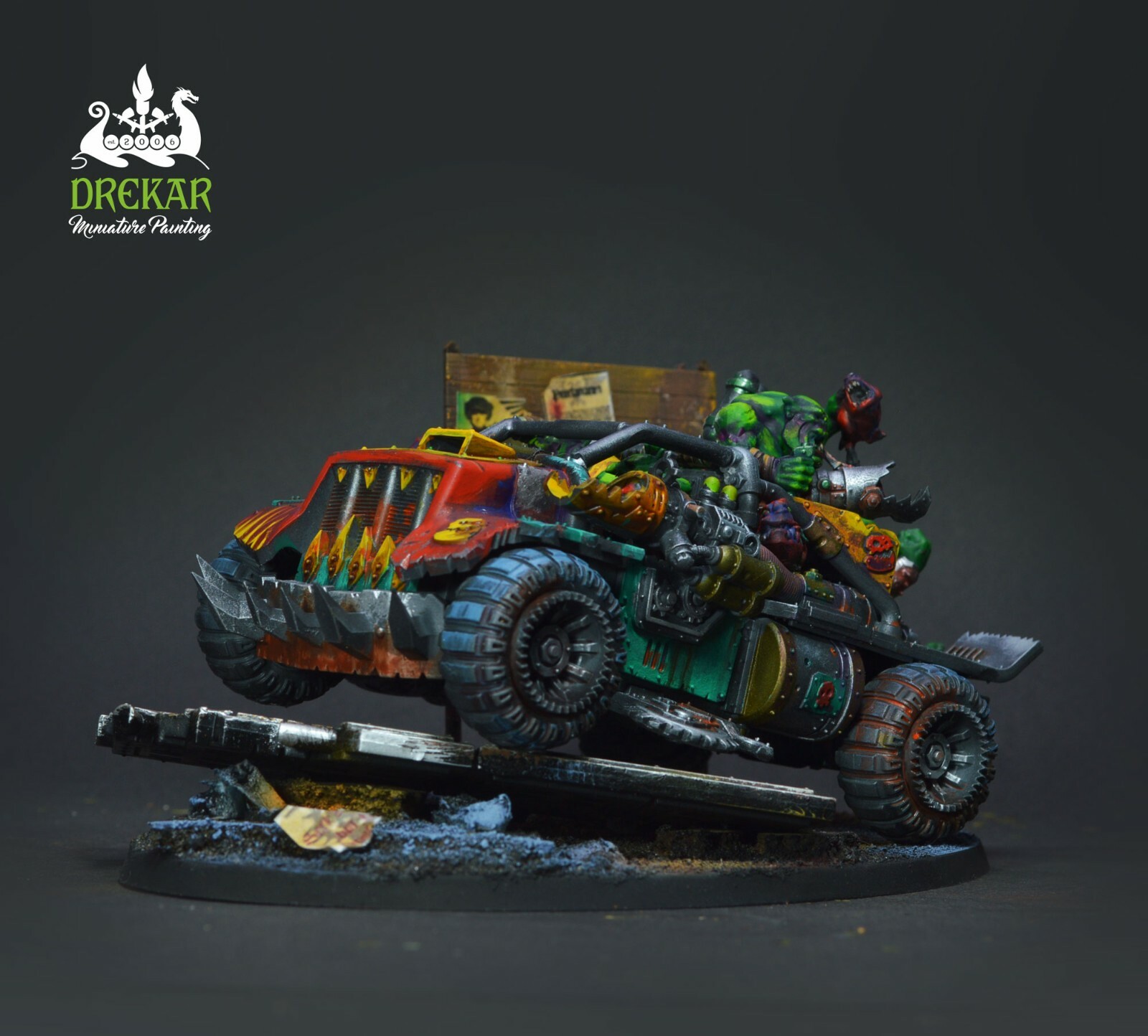 Rukkatrukk Squigbuggy Orks warhammer 40K ** COMMISSION ** painting | eBay