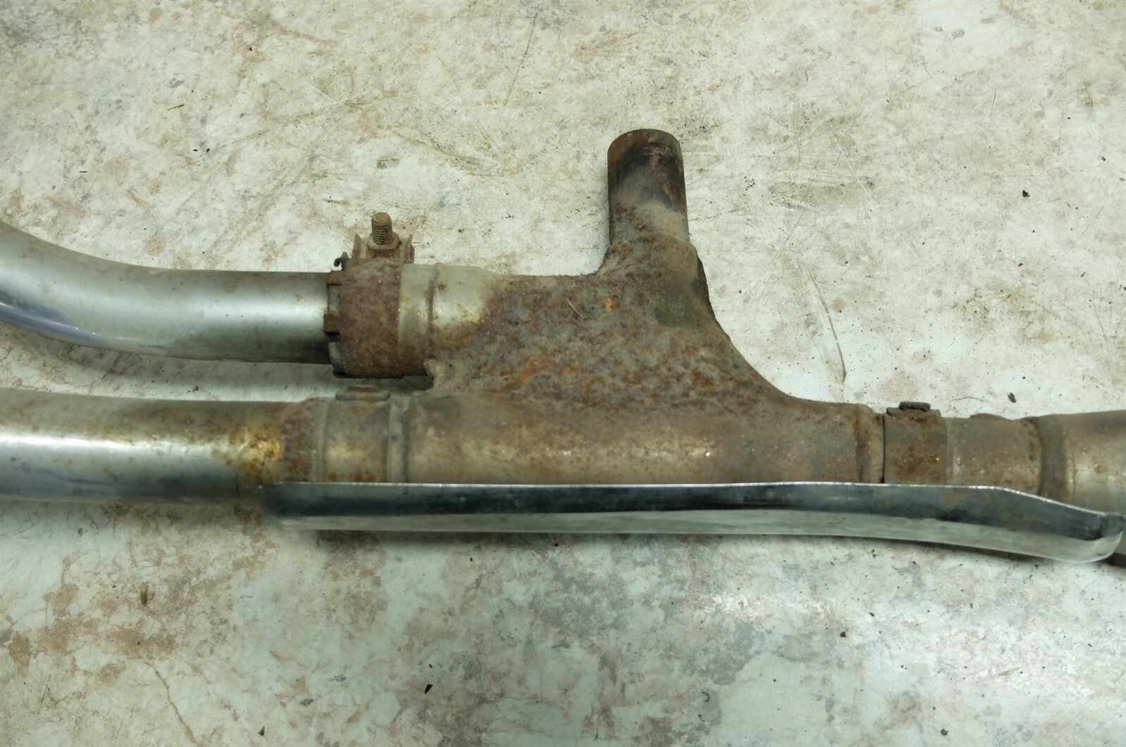 85 Suzuki GS 550 L GS550 GS550L left side muffler pipe exhaust | eBay