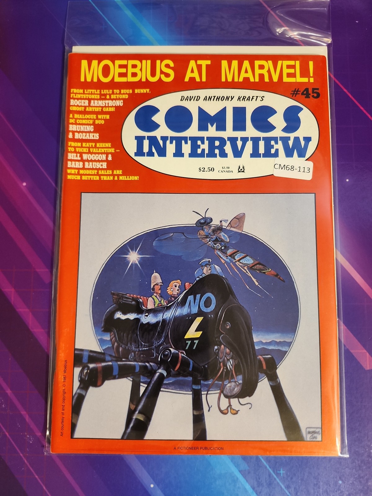 DAVID ANTHONY KRAFT'S COMICS INTERVIEW #45 HIGH GRADE FICTIONEER BOOKS CM68-113 | eBay