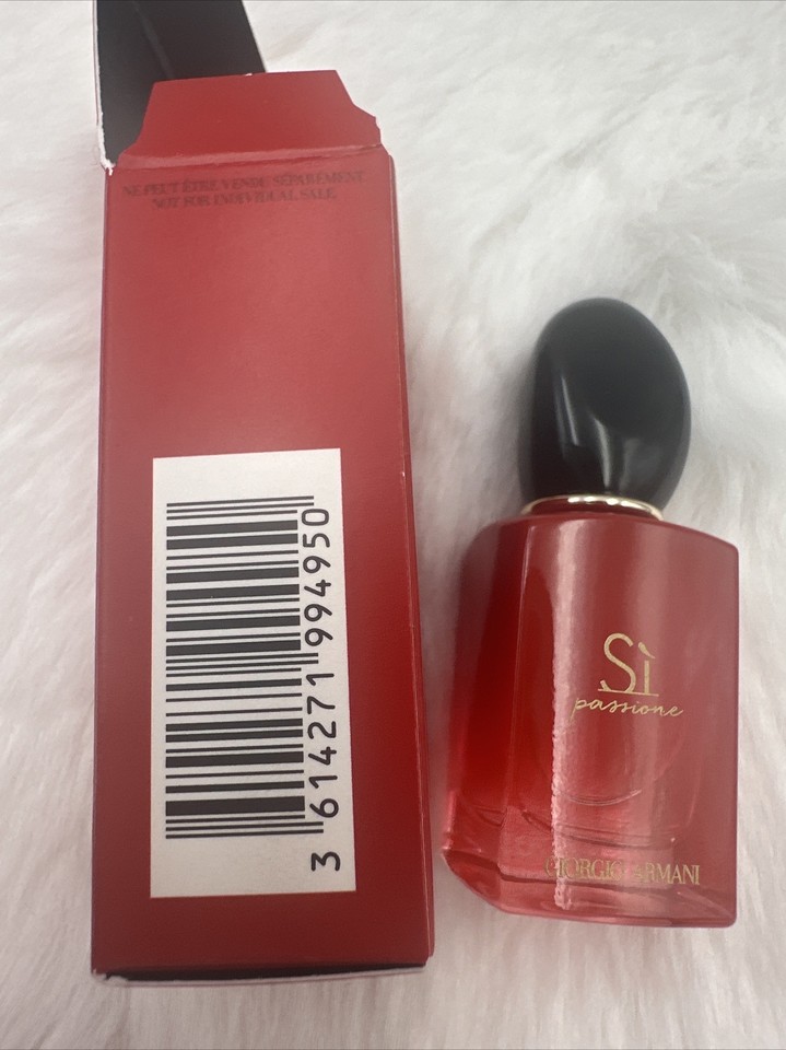 GIORGIO ARMANI SÍ PASSIONE Mini Sz 0.24 fl.oz / 7 ml Splash Dabber ...