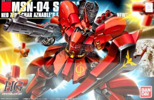 Bandai High Grade Hg 1/144 Sazabi MSN-04 Gundam Model Kits | eBay