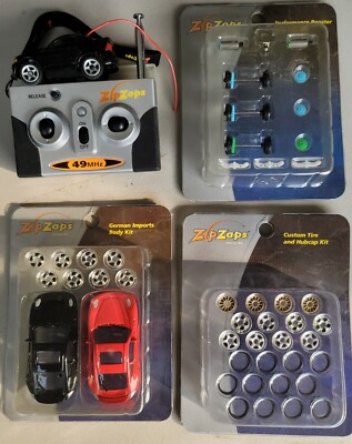 Vintage LOT ZIP ZAP MICRO RC CARS Radio Shack Mustang, German Imports ...