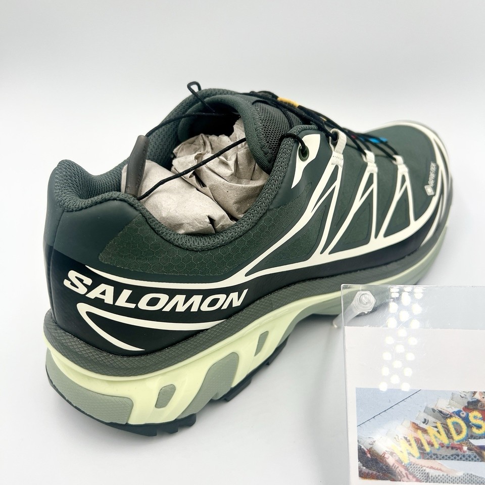 Salomon XT-6 GORE-TEX Urban Chic Black Lime Cream L47581300 Men's US 5 ...