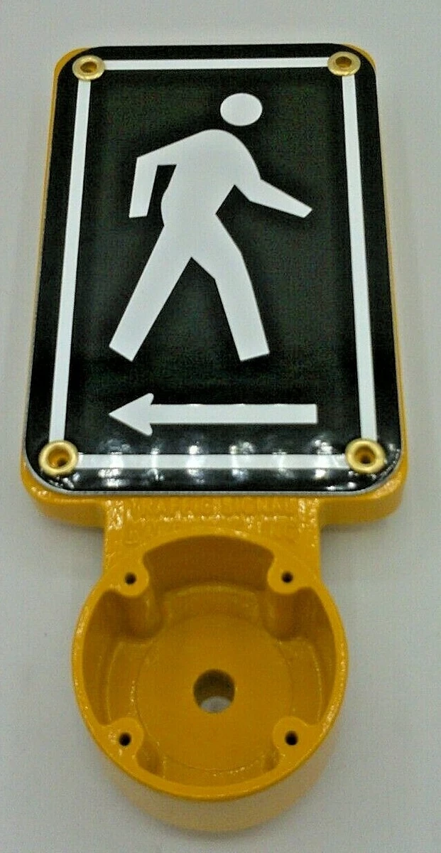Pedestrian Crosswalk Sign With Arrow