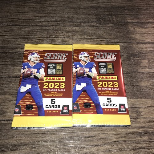 (2) Packs of Panini Score Football-5 Card Packs-Factory Sealed | eBay