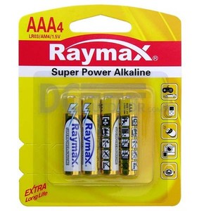 RAYMAX® 1.5V Super Alkaline AA / AAA Battery - 4PCS PACK | eBay