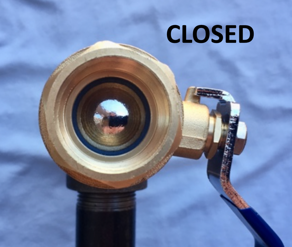 Sand Blast Cabinet Metering Valve w/ Brass Media Drain Harbor Freight ...