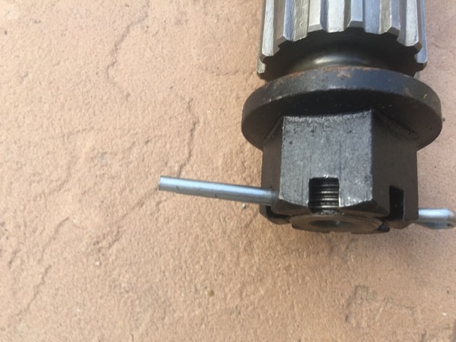 120050 Rotary Cutter Castle Nut and Cotter Pin 1"-14 Universal Fit for ...