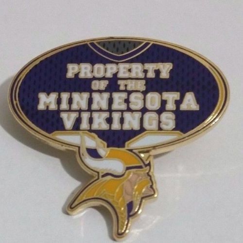 Minnesota Vikings Property of Metal Lapel/Hat Pin - NFL Licensed Las ...