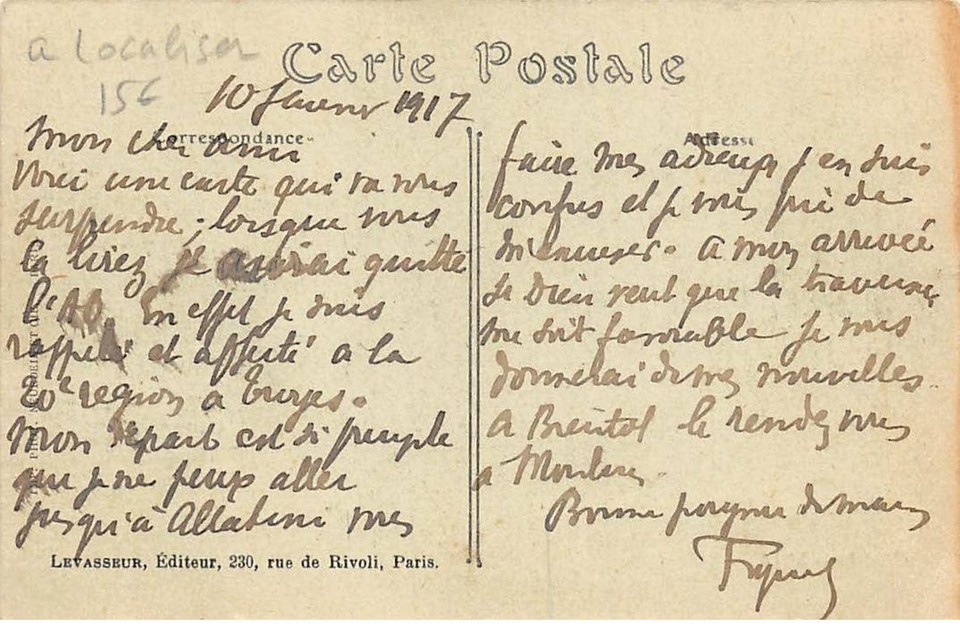 10-77.A Locate - n°77688 - La Gare de TOPCY? - Military | eBay