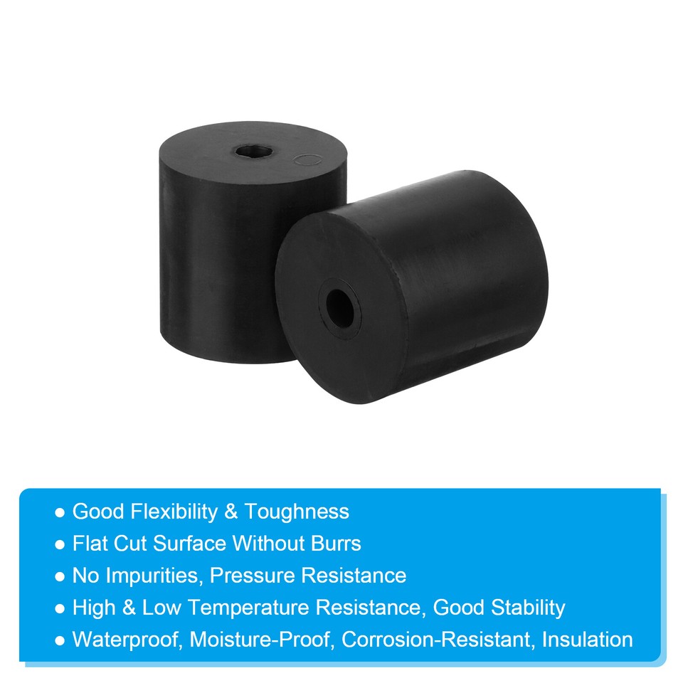 4pcs 40x8x40mm Vibration Isolation Washer Rubber Damping Feet Pads ...