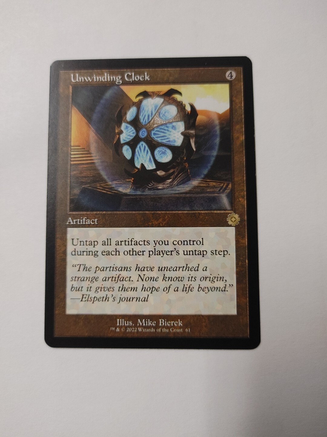 MTG Unwinding Clock The Brothers' War Retro Artifacts 61 Regular Rare ...