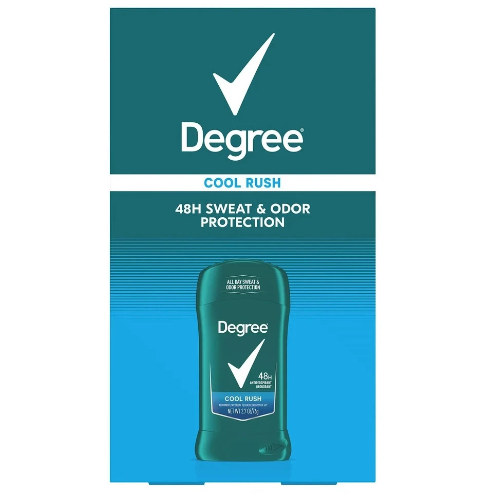 🔥Degree Men Dry Protection Deodorant Antiperspirant Cool Rush 2.7oz 5 ...