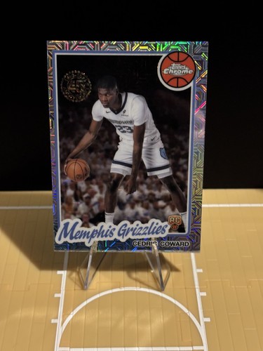 2025-26 Topps Chrome Basketball - Cedric Coward Rookie Card 45th ...