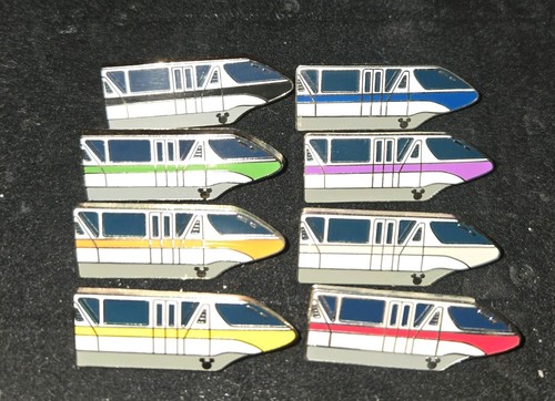 Disney Parks Mystery Hidden Mickey Set Of 5 Monorail Train Pins | eBay