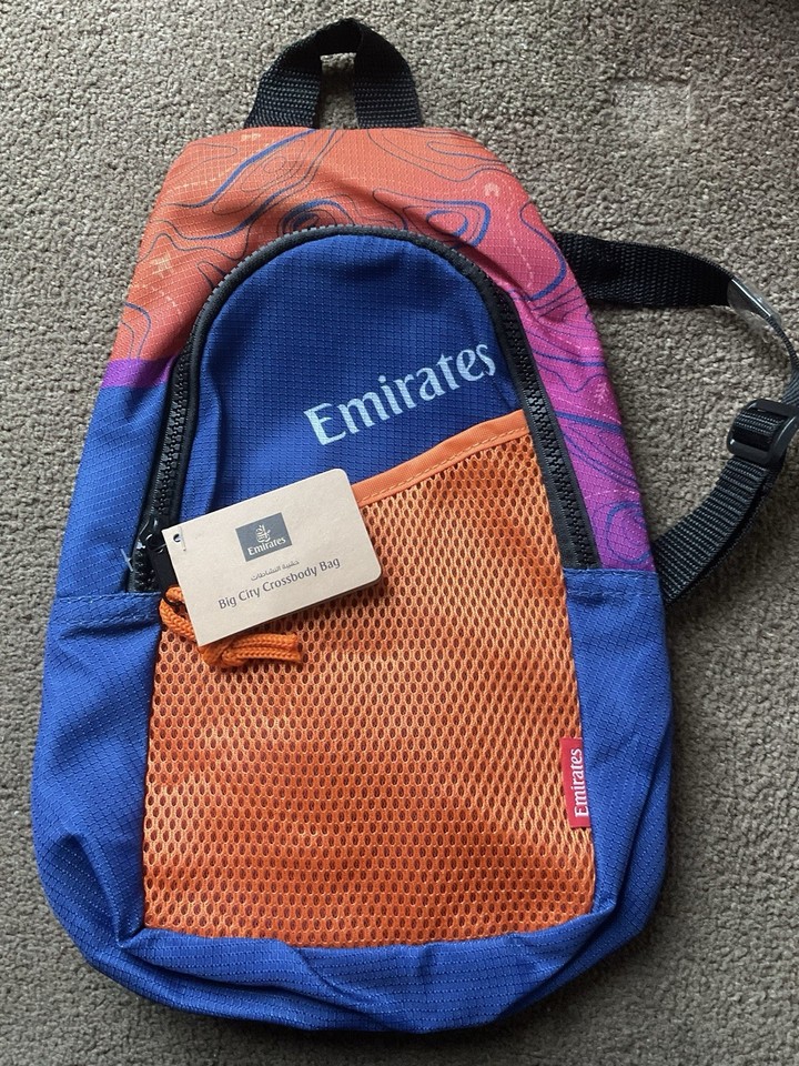 Emirates In Flight Baggage Crossbody Bag, Backpack & Duffel Bag ...