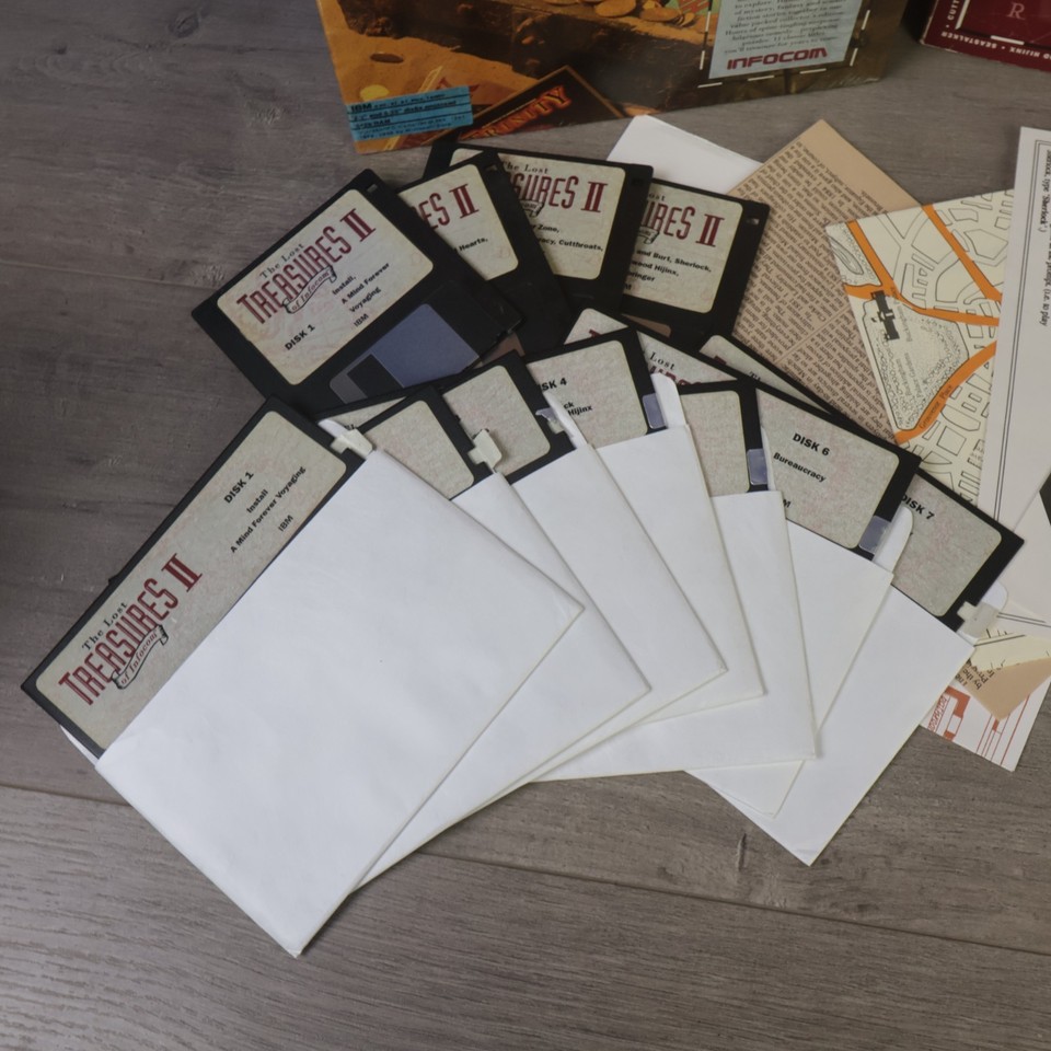 Lost Treasures of Infocom II BIG BOX PC Vintage Computer Game | eBay