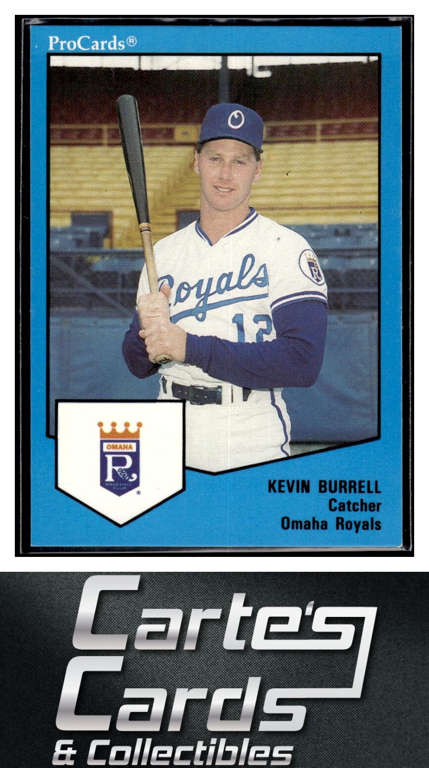 Kevin Burrell 1989 ProCards Minor League Team Sets #1733 Omaha Royals ...